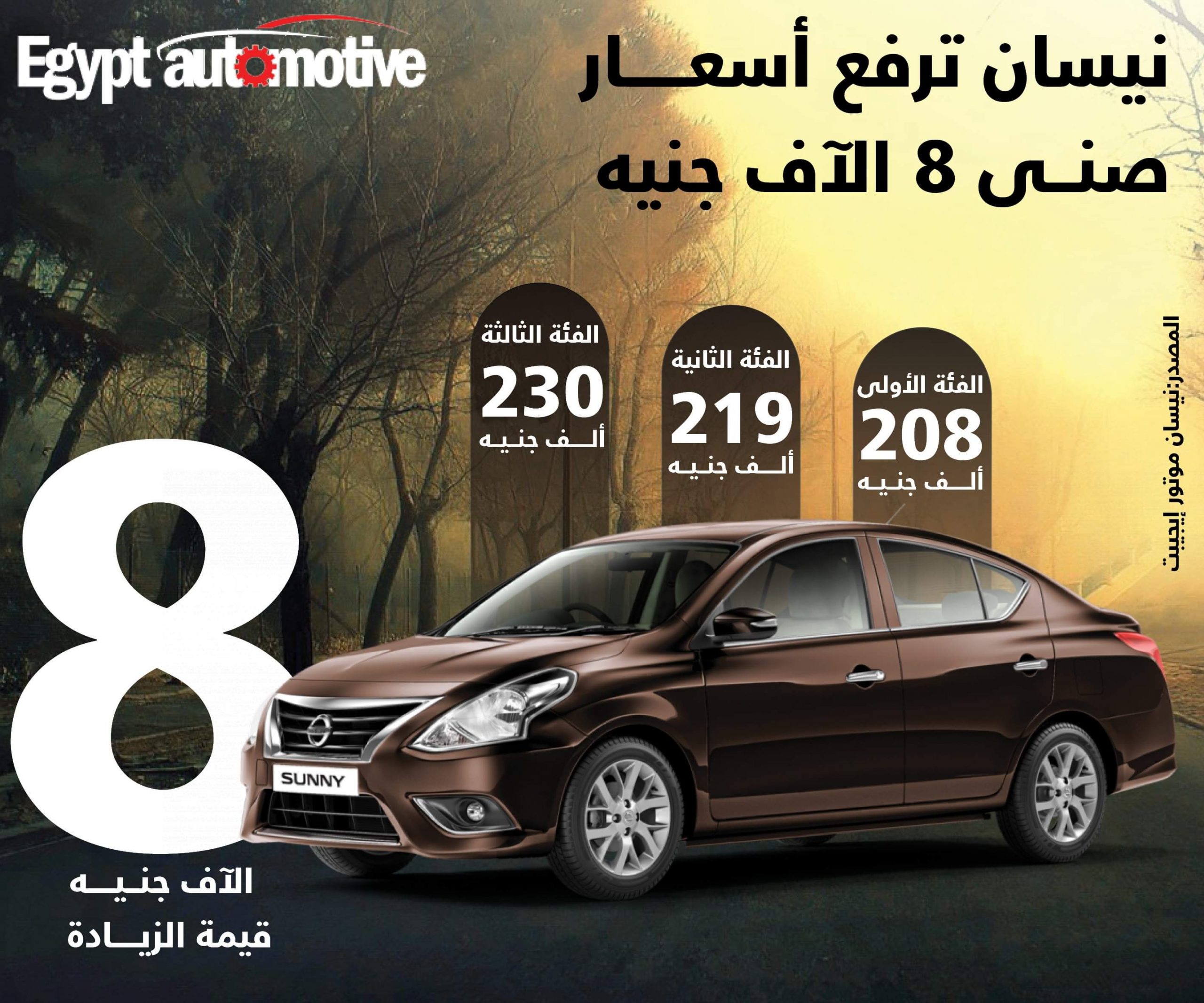 سعر نيسان صني 2020 بعد الارتفاع - Egypt Automotive